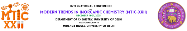 Abstract Submission – Modern Trends In Inorganic Chemistry (MTIC-XXII)