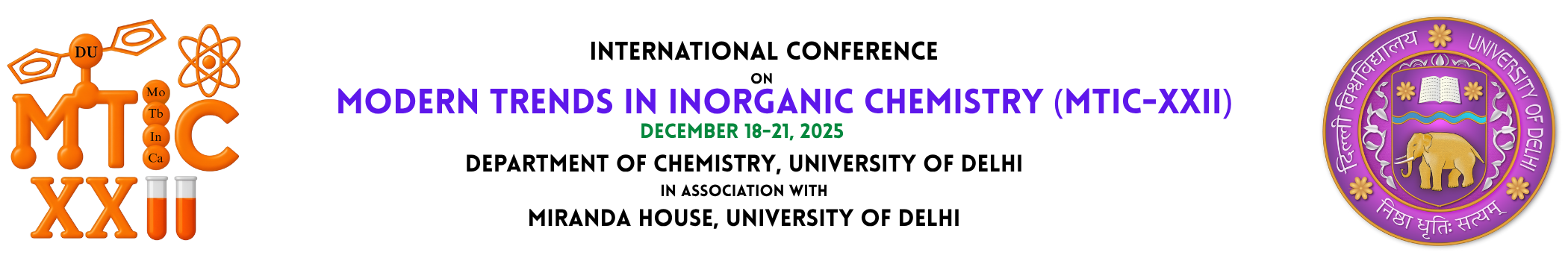 Program – Modern Trends In Inorganic Chemistry (MTIC-XXII)